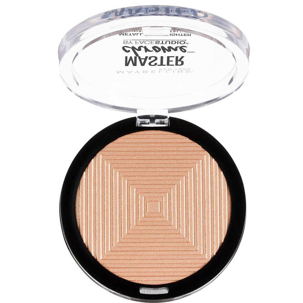 Highlighter Master Chrome 100 Gold Maybelline Saga Cosmetics