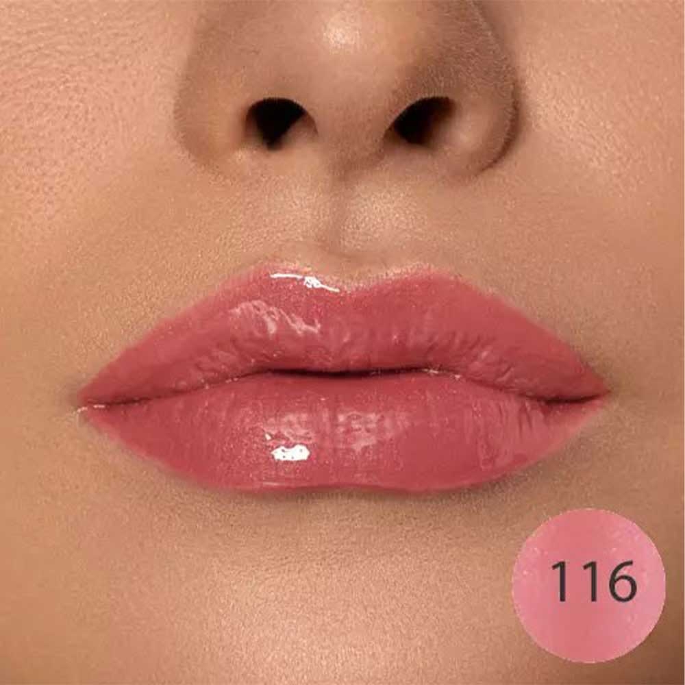 Gloss color sensation 116 rose corail | Golden Rose | SAGA Cosmetics